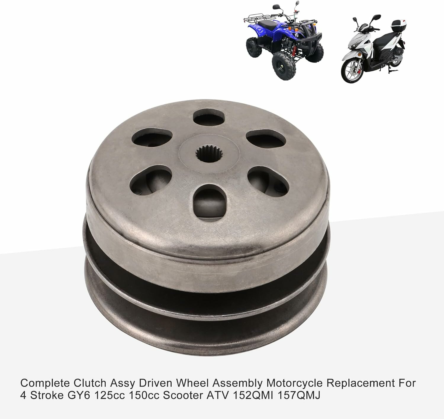 Задний вариатор для скутеров GY6 125cc 150cc 152QMI 157QMJ.