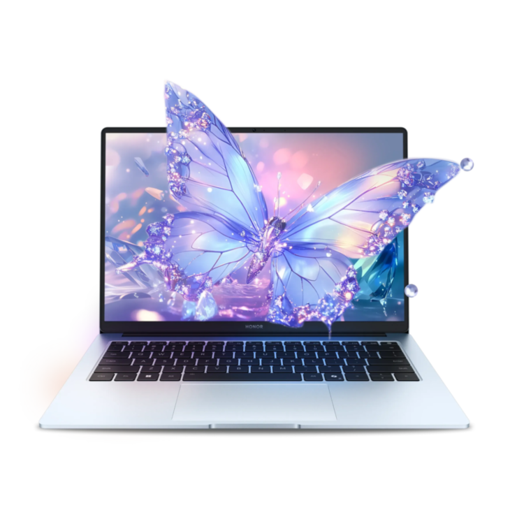 Ноутбук Honor MagicBook X14 Plus Core 5 220H, 14" 2.5K, 32Gb, 1Tb SSD, Intel Graphics, Win 11 Home, 5301AJME, Голубой