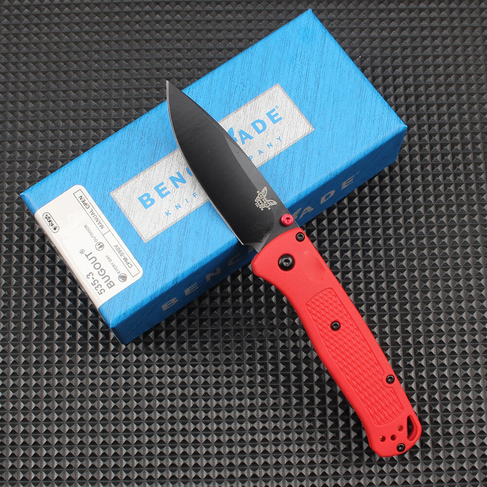Benchmade535 Компактный многофункциональный складной нож с рукоятью из нейлона со стекловолокном, удобен для кемпинга, отдыха на природе и повседневных дел
