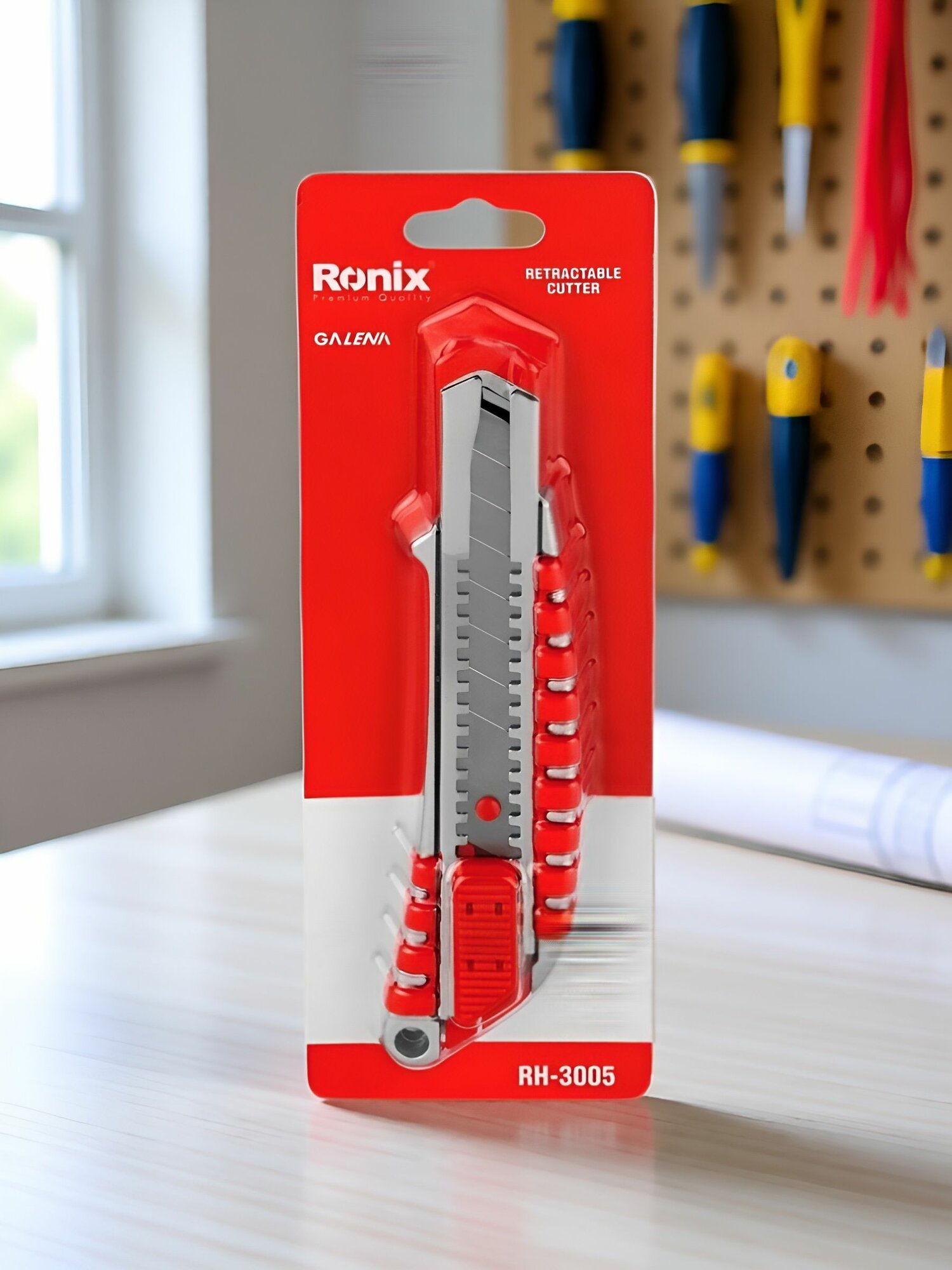 Строительный нож Galena 18 мм Ronix RH-3005