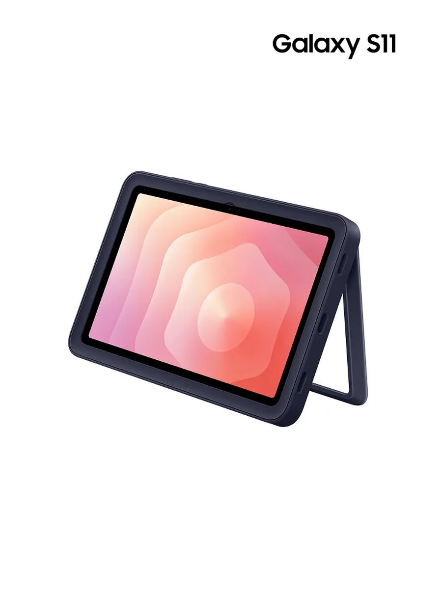 Чехол для Samsung Galaxy Tab S11, EF-JX730, синий чехол-бампер с подставкой
