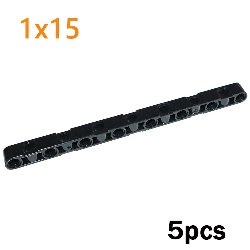 Блочные конструкторы Bedi Yumy MOC Liftarm Черный, 1x15-black5pcs