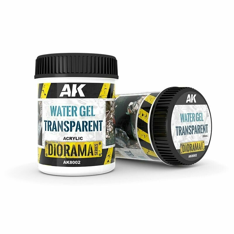 Смесь-краска для создания эффектов AK Water Gel Transparent 250ml AK8002