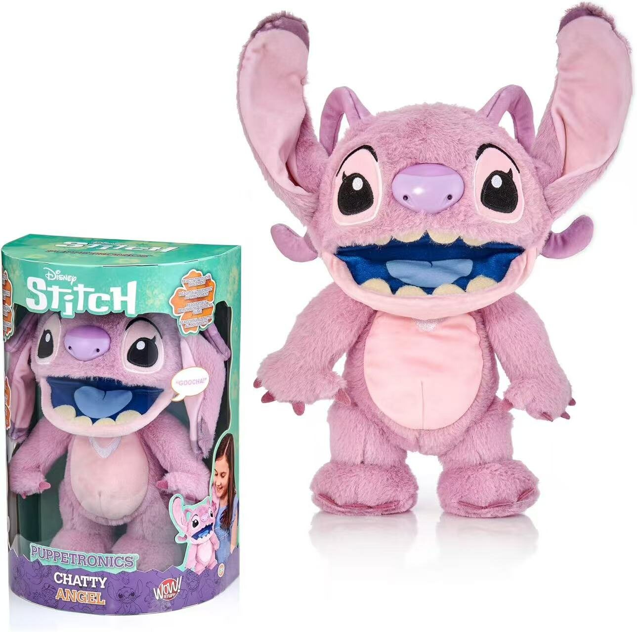 Интерактивная кукла WOW! Stuff Disney Puppetronics "Chatty Angel", 30см