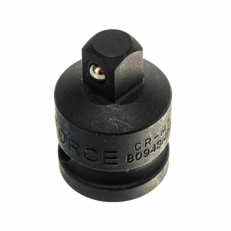Адаптер ударный 1/2" х 3/8" 38 мм, FORCE 80943MPB