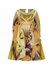 Блуза Alberta Ferretti Abstract-print silk blouse, размер 42, Желтый