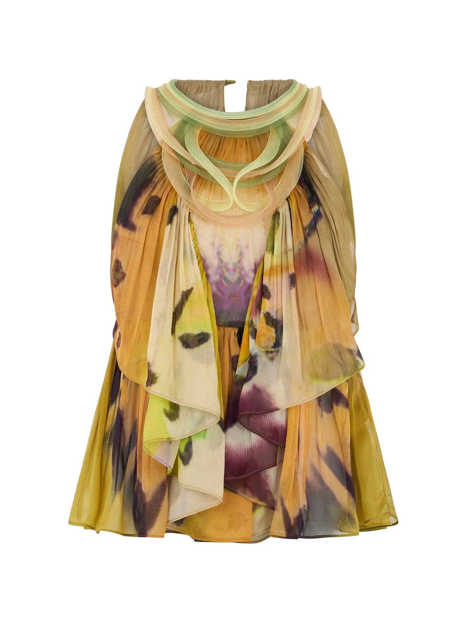 Блуза Abstract-print silk blouse