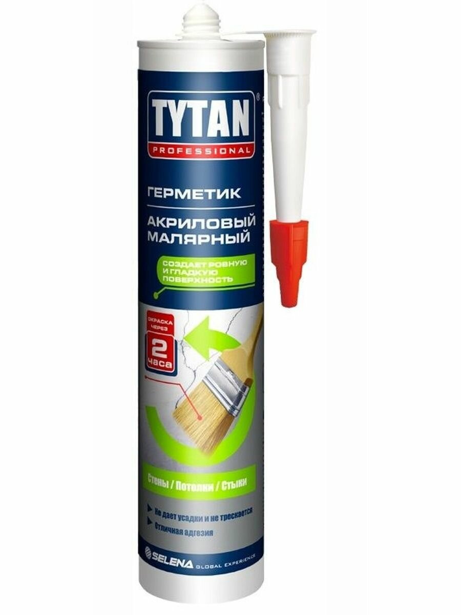 Герметик акриловый малярный Tytan Professional белый 310 мл