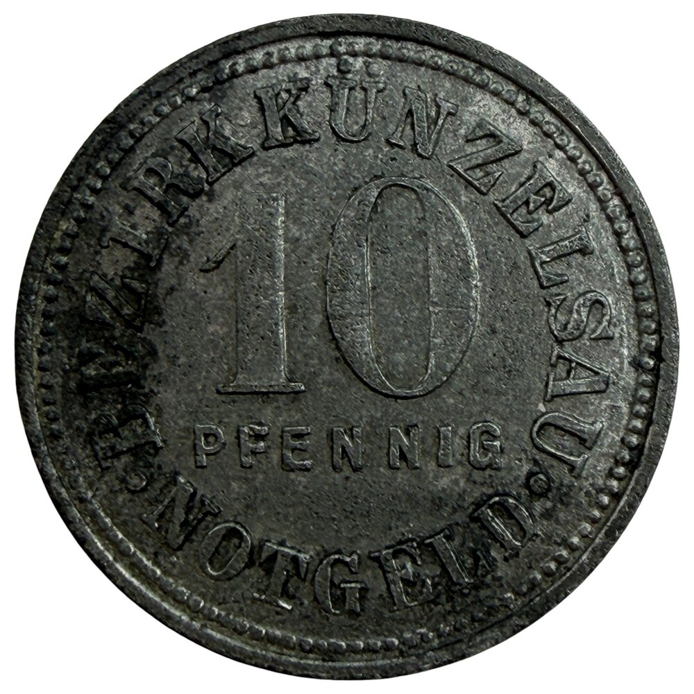 Германия, Германская империя, Кюнцельзау 10 пфеннигов 1917 г.