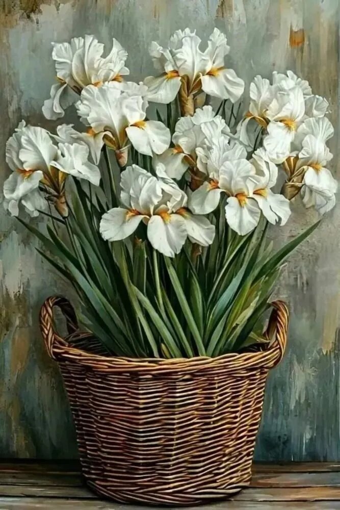 Цветочная металлическая табличка-Уютный декор для дома20x30cm