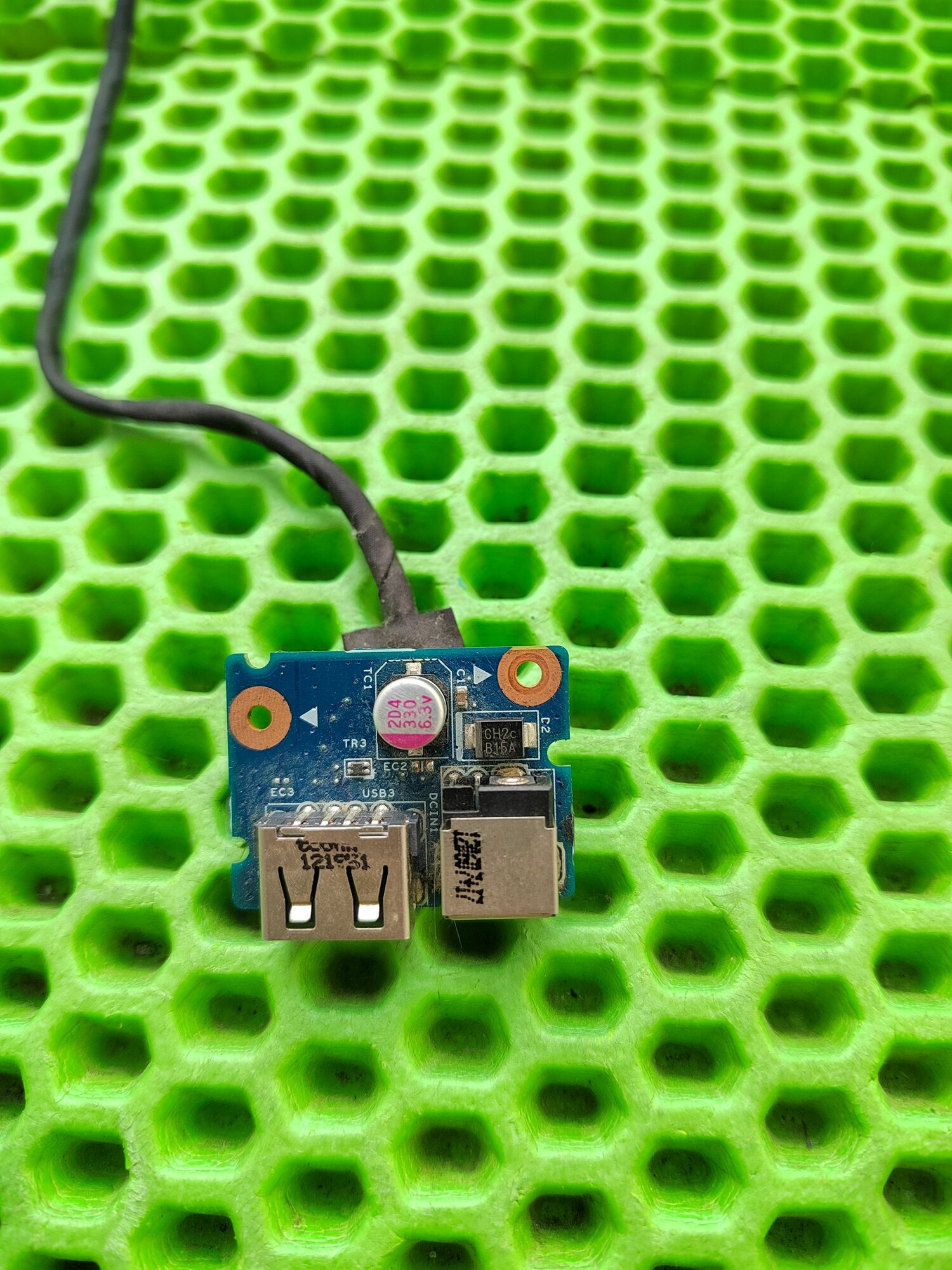 Плата гнездо питания + USB для ноутбука Lenovo G580