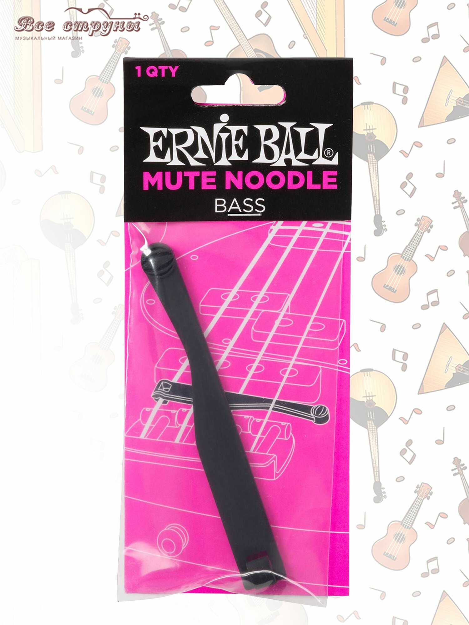 Гитарный демпфер ERNIE BALL 9637 Mute Bass
