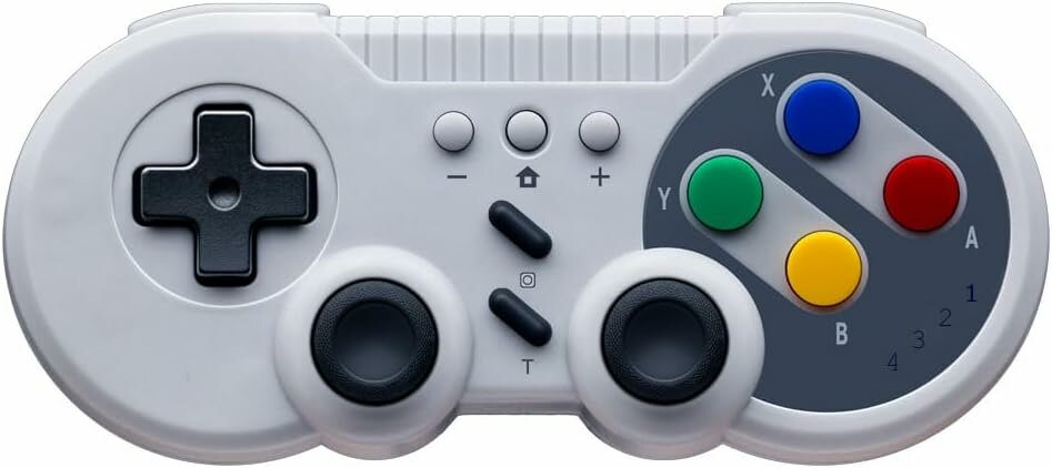 Геймпад беспроводной для Nintendo Switch 1 2 PC (XInput) в стиле super famicom / super nintendo