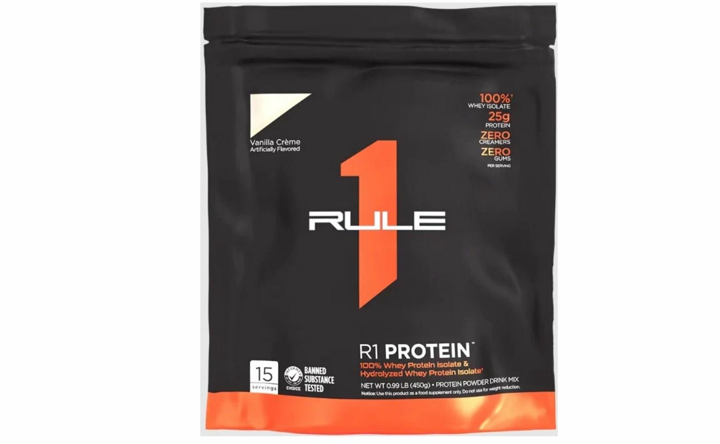 Rule One R1 PROTEIN Isolate, Изолят 450 гр. порошок (ваниль)