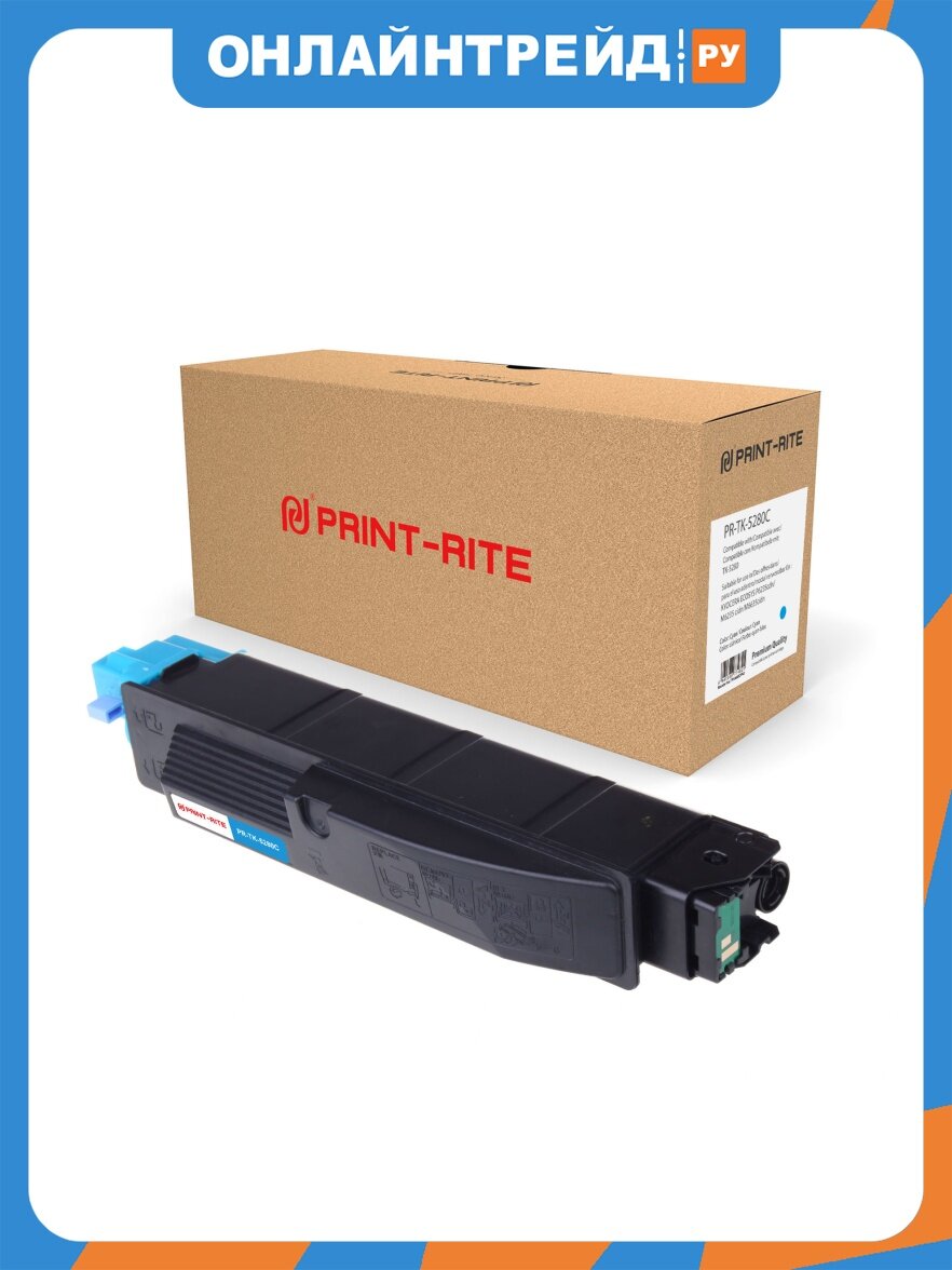 Картридж лазерный Print-rite TFKAMZCPRJ PR-TK-5280C TK-5280C голубой (11000стр.) для Kyocera Ecosys