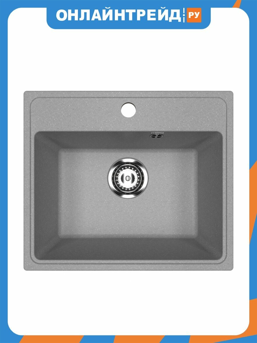 Кухонная мойка Practik PR-M 490-003 светло-серый