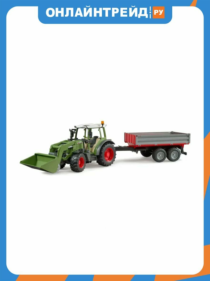 Масштабная модель Bruder 02-182 Трактор Fendt Vario Прицеп погрузчик