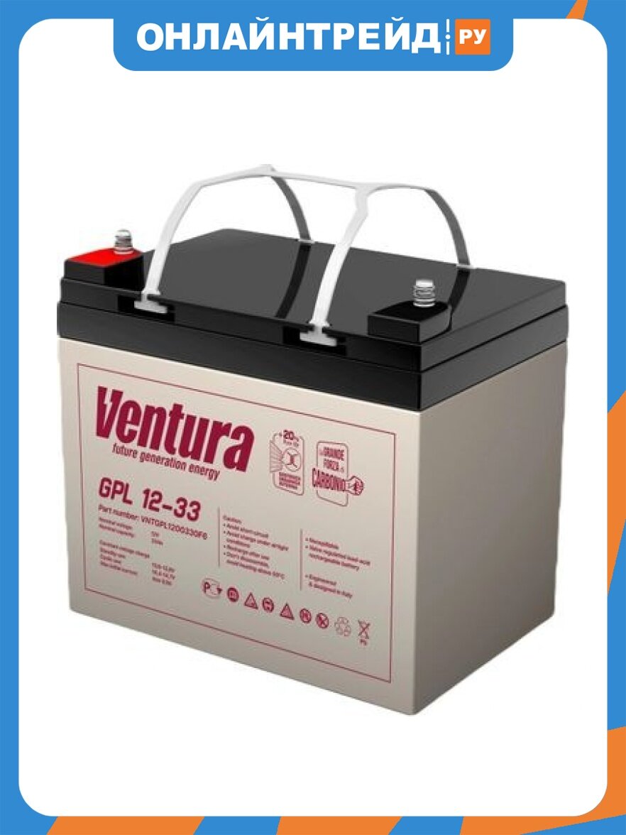 Батарея для ИБП Ventura BATTERY GPL 12-33 12В 33Ач