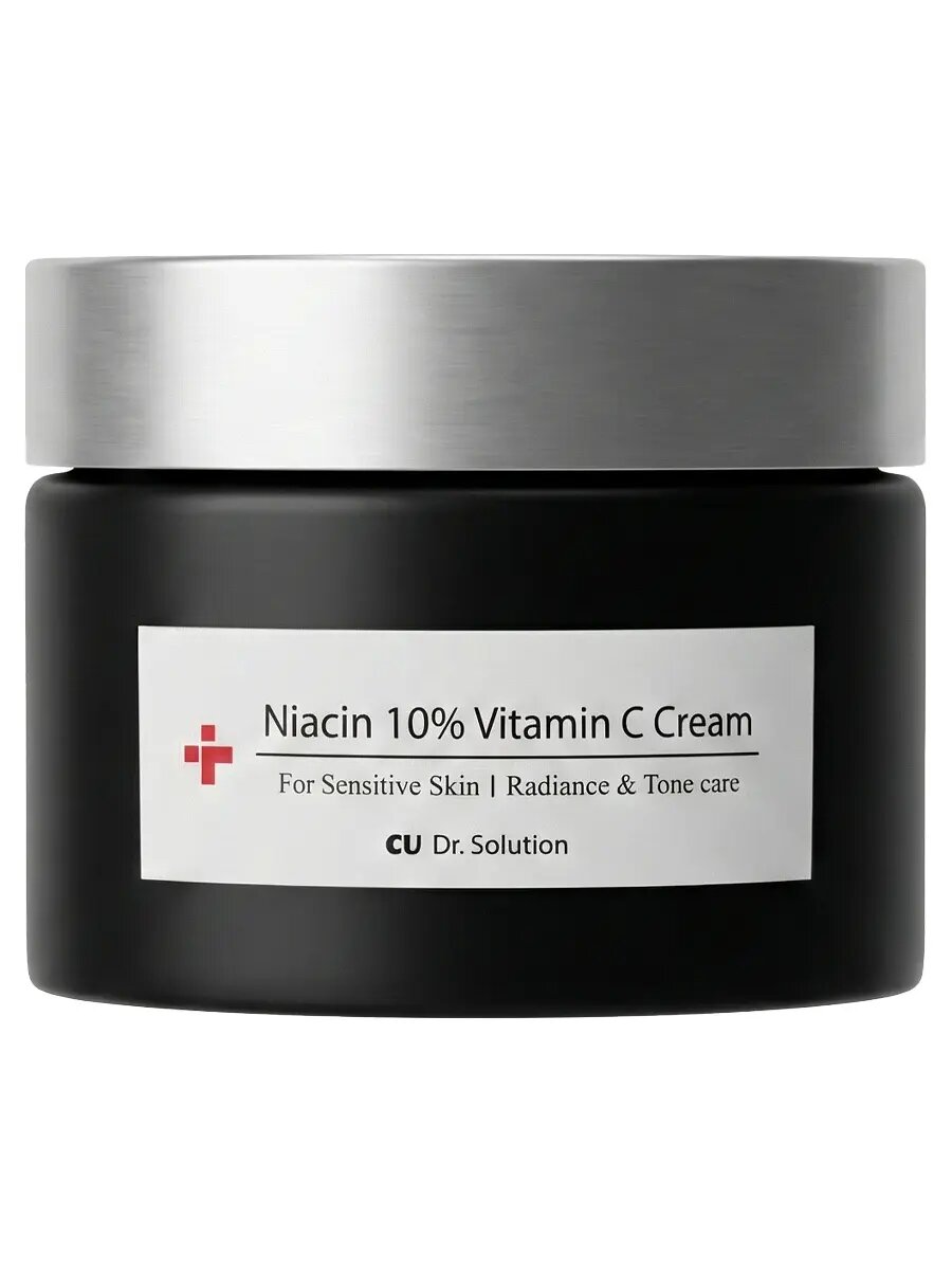 CU Skin Осветляющий крем с витамином С и 10% ниацинамида Dr. Solution Niacin 10% Vitamin C Cream 50 мл