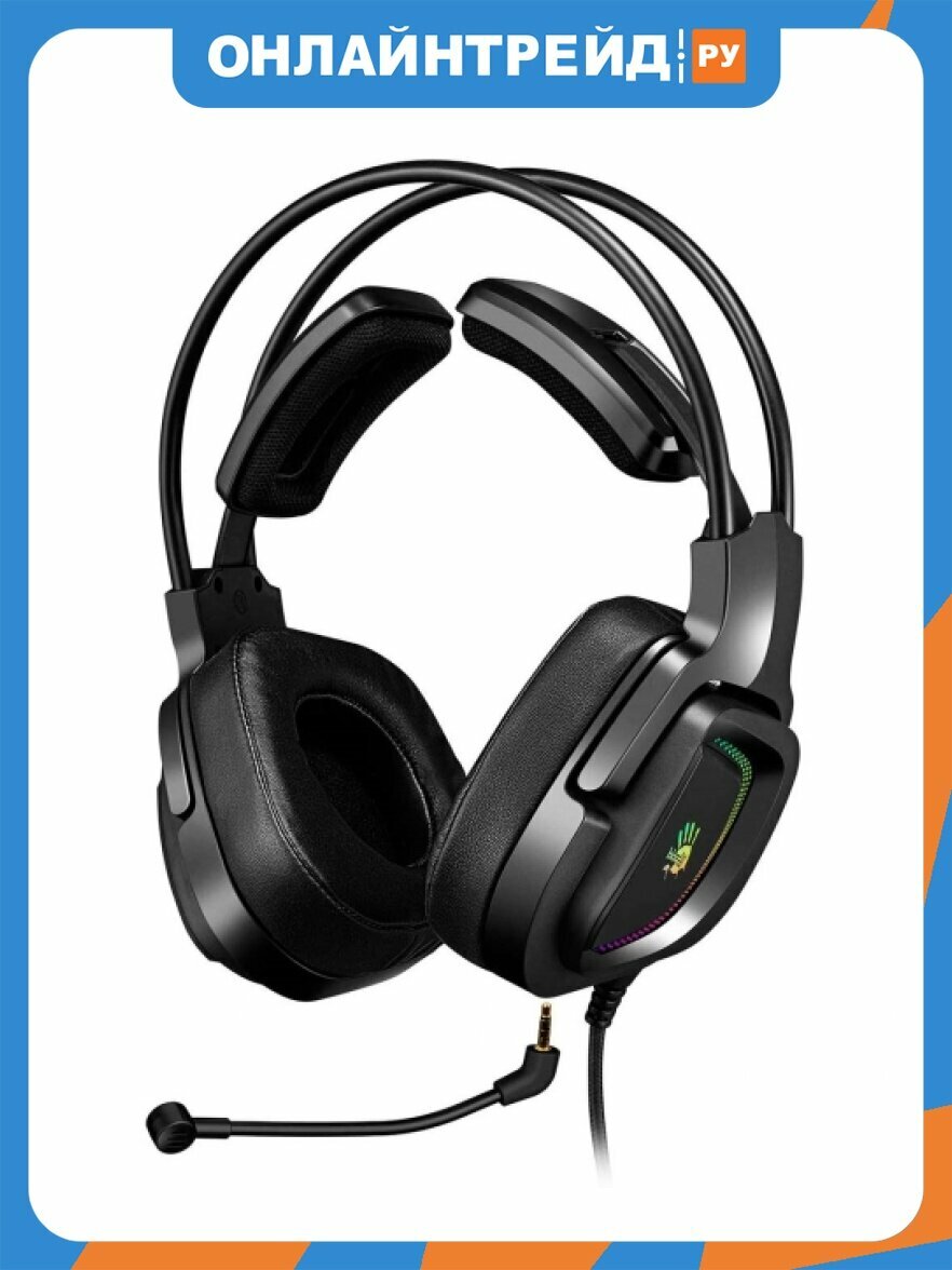 Игровые наушники A4TECH Bloody G575, проводные (USB), черный