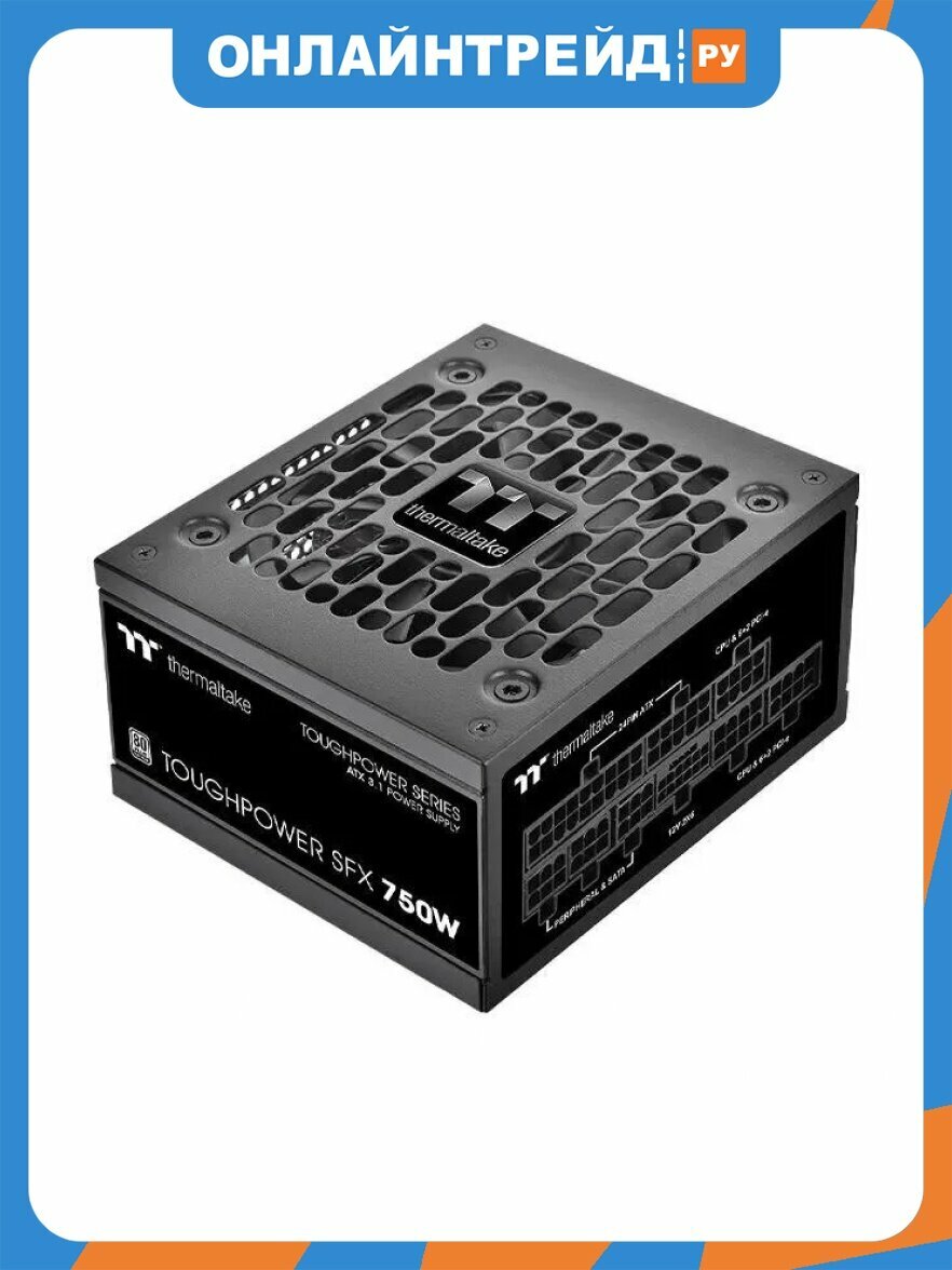 Блок питания Thermaltake Toughpower SFX, 750W, 80+ Platinum, ATX3.1 (PS-STP-0750FNFAPE-1)