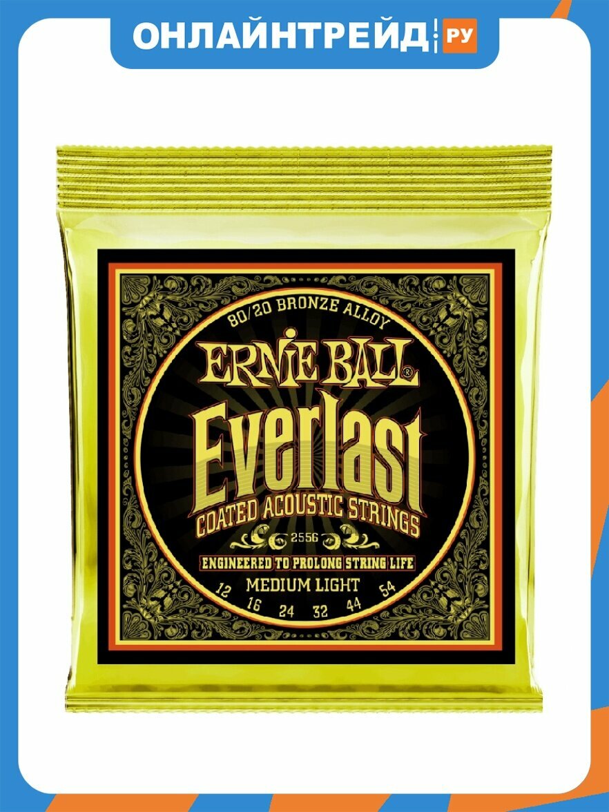 Струны для акустической гитары Ernie Ball P02556