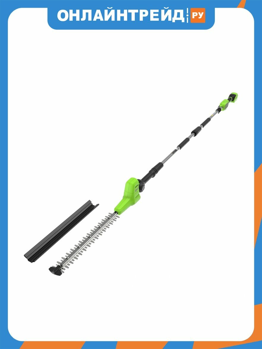 Кусторез Greenworks штанговый аккумуляторный G24PH511 без АКБ и ЗУ 24В 2301907
