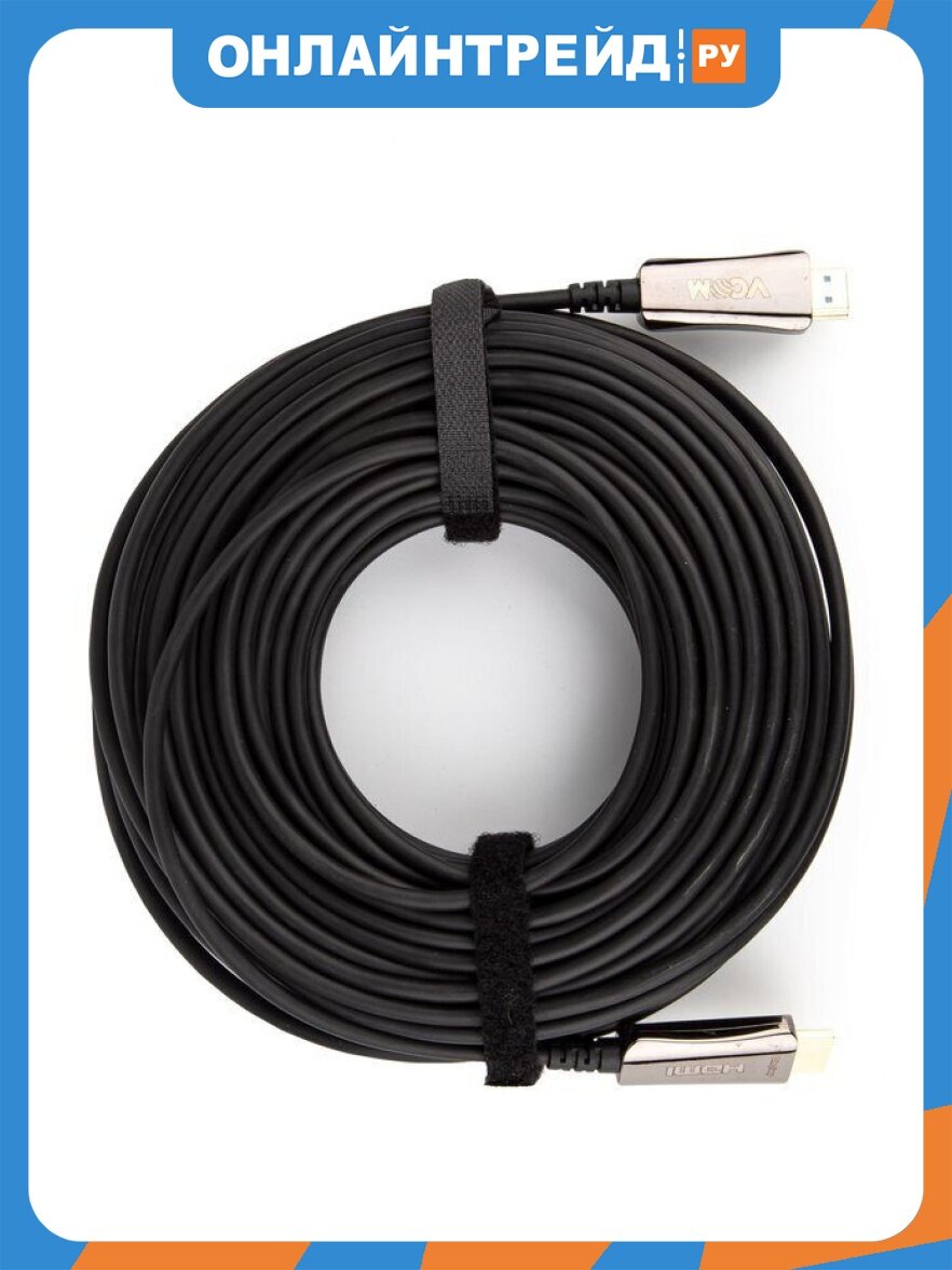 Кабель Vcom HDMI 19M/M, ver. 2.0, 4K@60 Hz 30m (D3742A-30M)