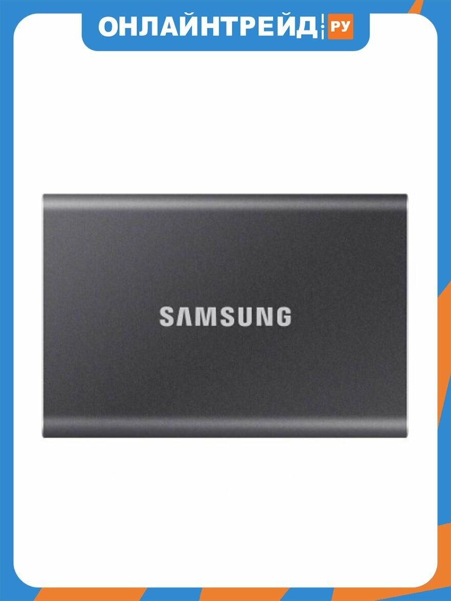 Внешний SSD диск Samsung 1.8" T7 2.0 Tb USB 3.2 Type-C Titanium MU-PC2T0T/WW