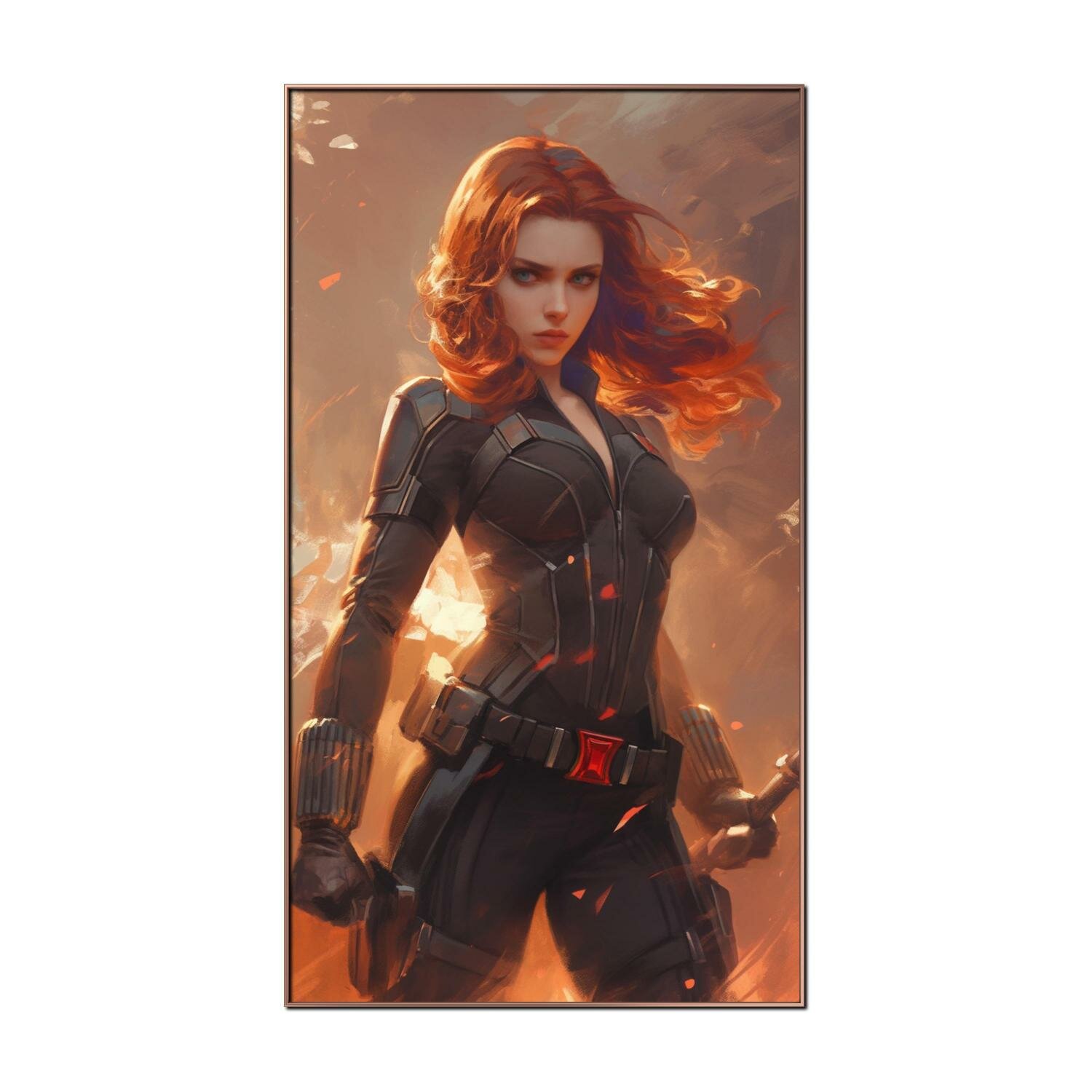 Постер унисекс MARVEL TURONGSHENG LINYUNDAO, Черная Вдова, 80CM EU