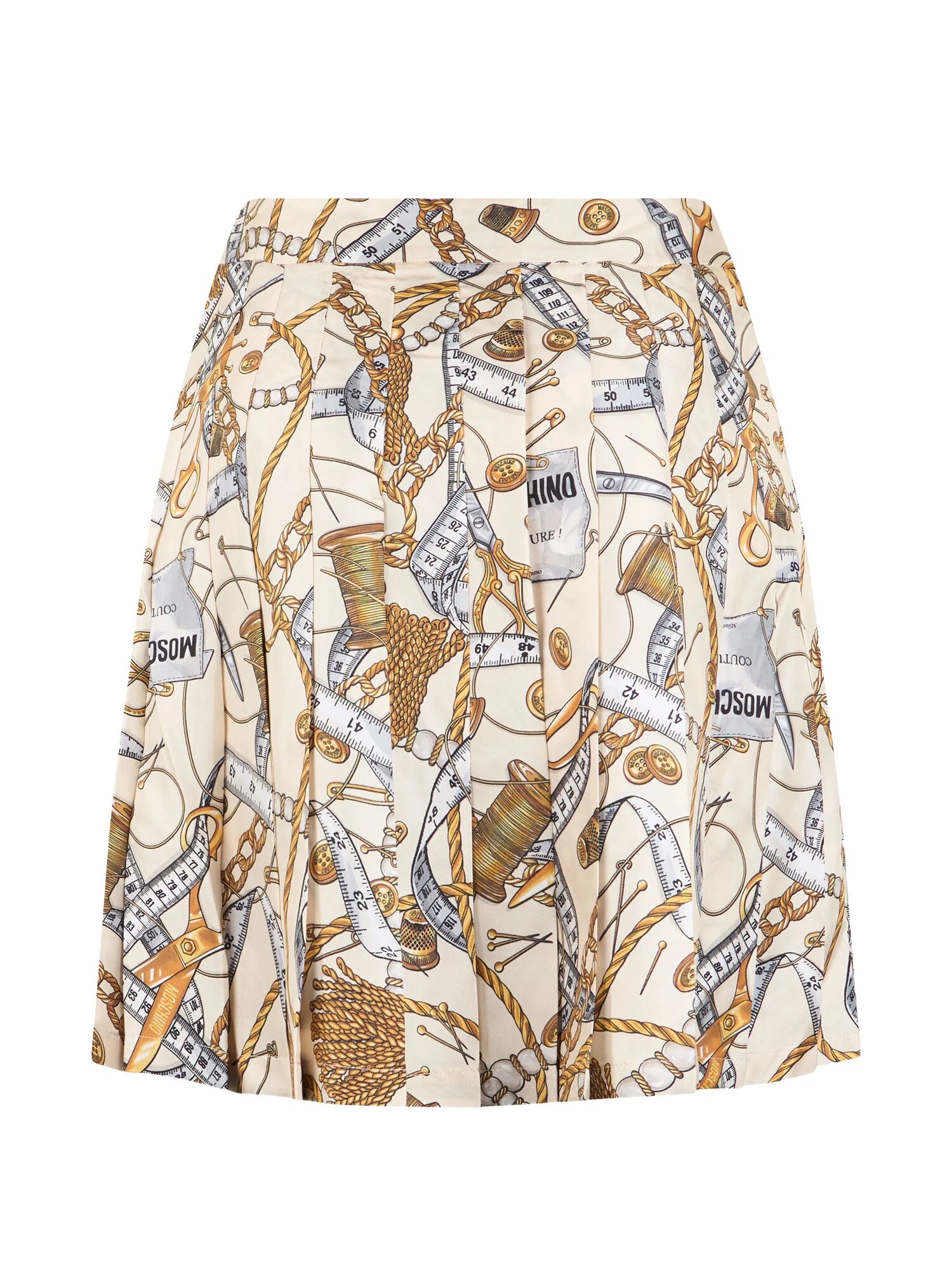 Юбка MOSCHINO Graphic-pattern midi skirt, размер 46 — фото 1