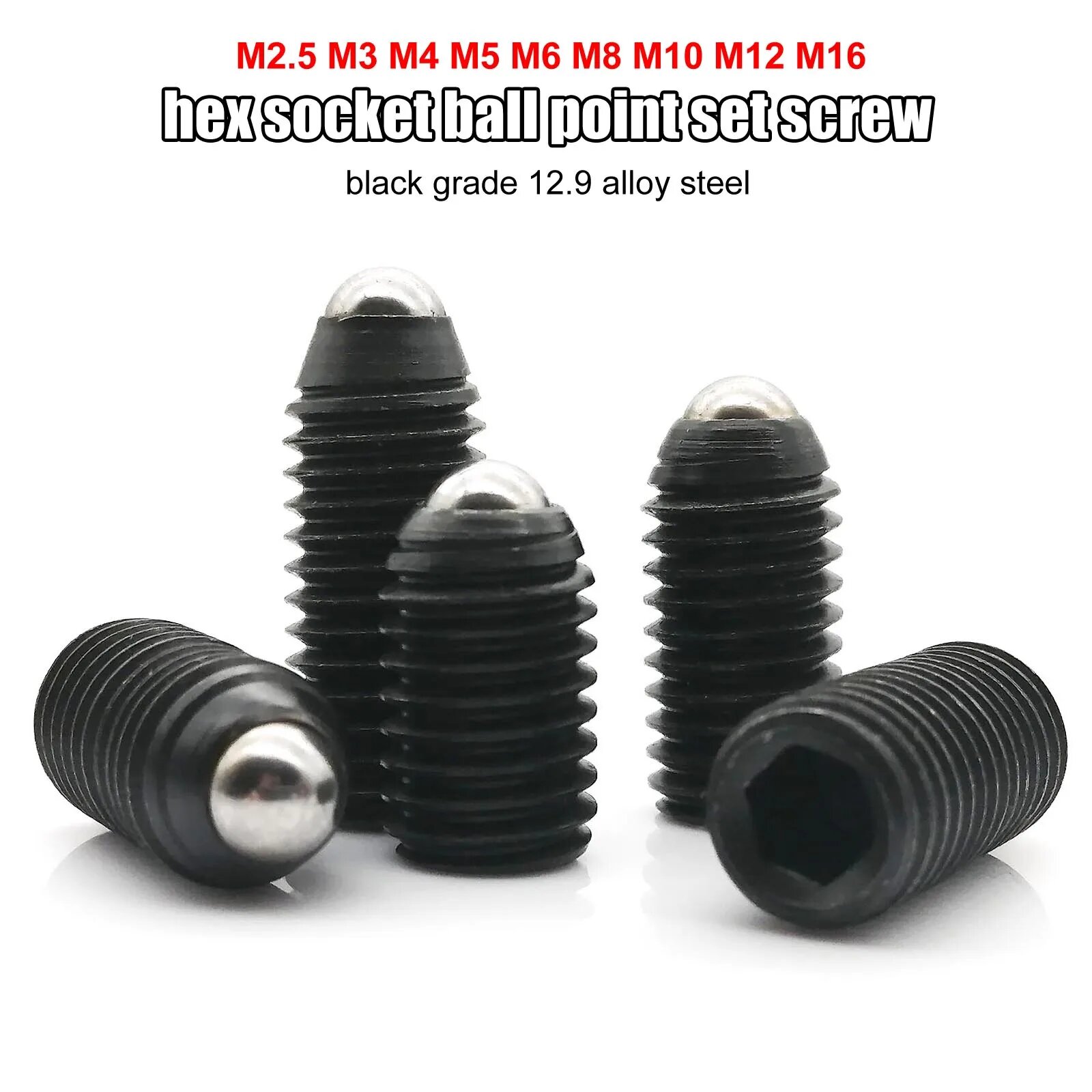 Болты Michastu стальные шестигранные M4 8mm 20pcs