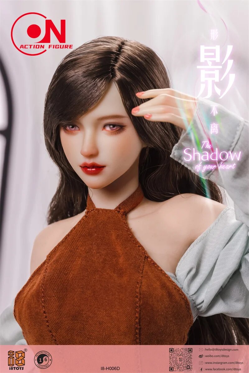 I8TOYS I8-H006 1/6 Скульптура головы девушки «Тень твоего сердца» i8-H006D