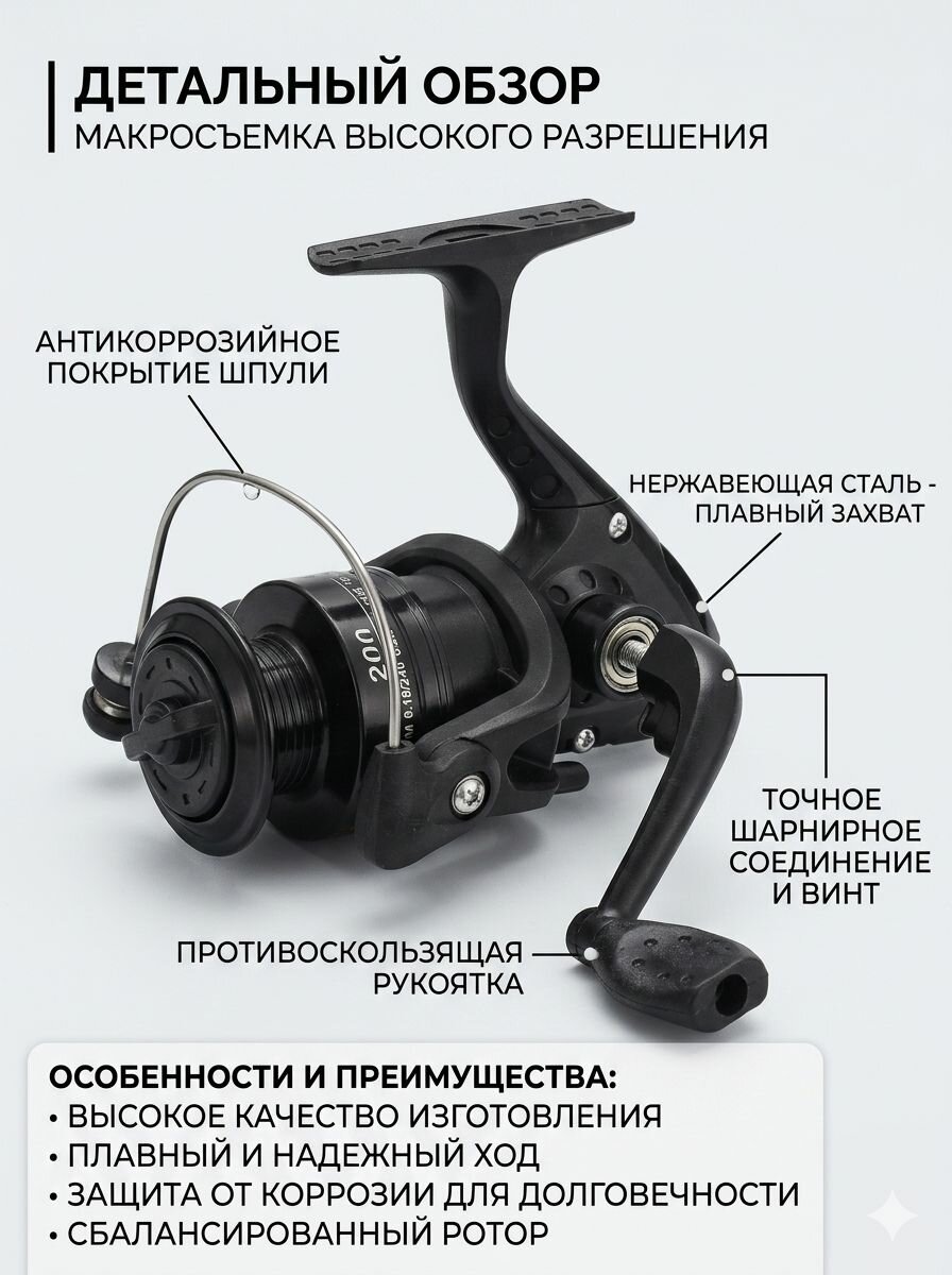 Катушка, диаметр катушки: 200 мм — фото 1