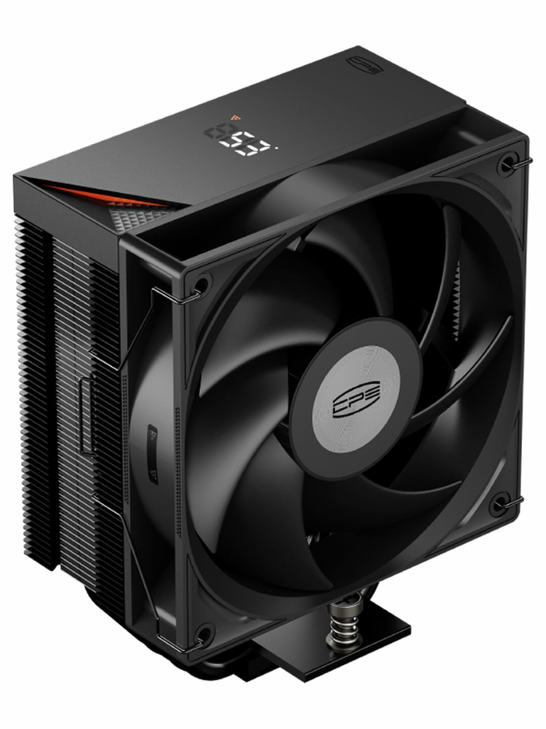 Кулер для процессора PCCOOLER RT500 Digital, LCD, 4-pin, 120 мм (RT500-BKNWYL-GL)