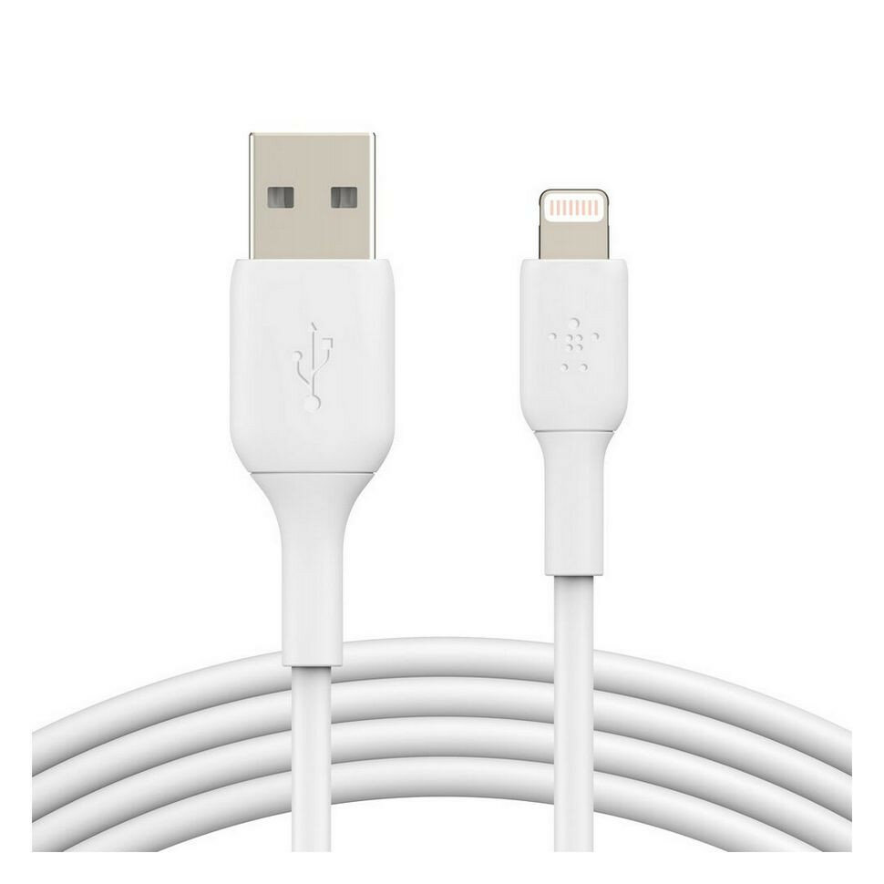Кабель Belkin BoostCharge Lightning - USB-A 2 м (CAA001bt2MWH) White
