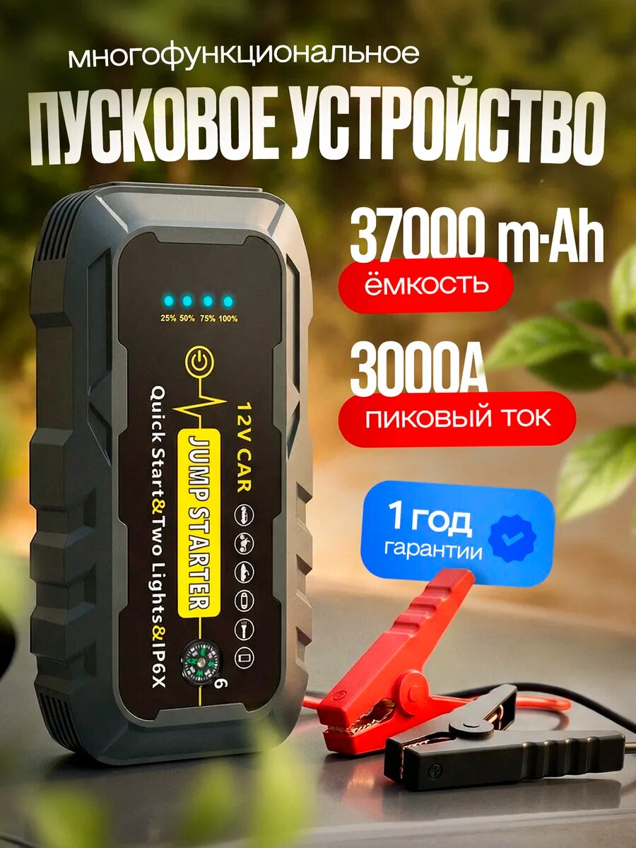Пусковое зарядное устройство для аккумулятора автомобиля ПЗУ