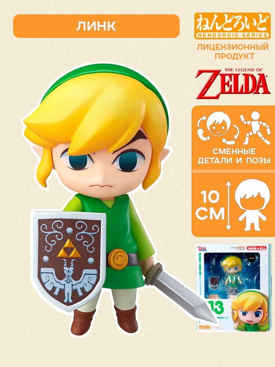 Фигурка Nendoroid Легенда о Зельде Линк 10 см / The Legend of Zelda Link: The Wind Waker
