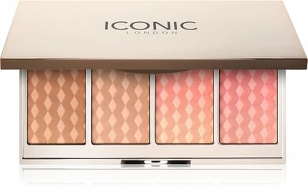 Палетка для контуринга ICONIC London Get Cheeky, 4 4 г, многоцветная