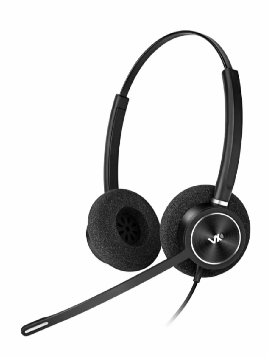 Гарнитура VoiceXpert VXH-300DQ QD (2 динамика, QD-Plantronics)