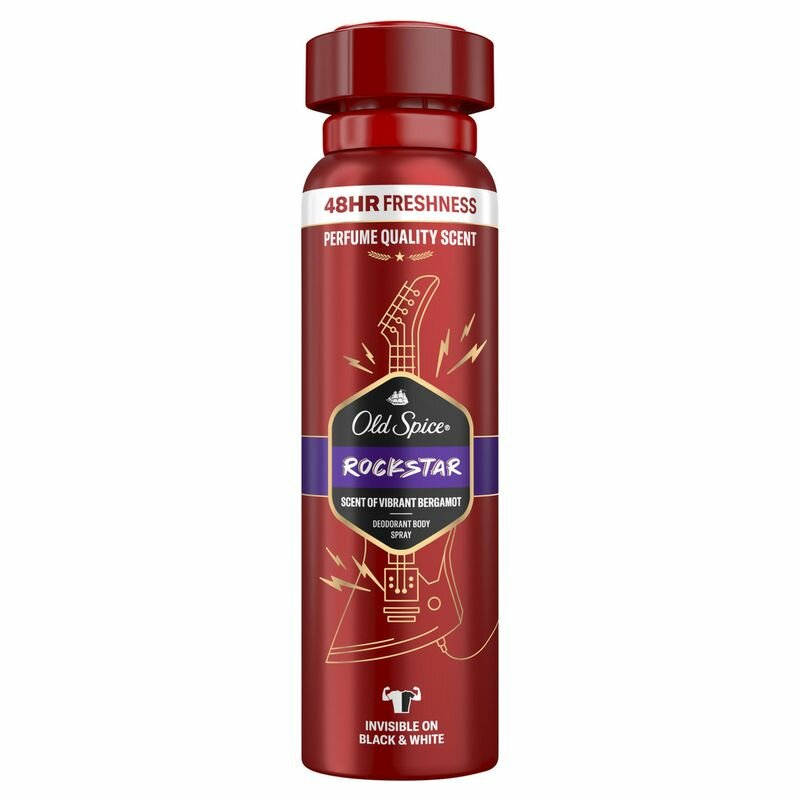Old Spice Дезодорант спрей, Rockstar бергамот, 150 мл