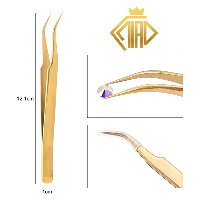 Пинцеты из нержавеющей стали QIAO Gold-Bend