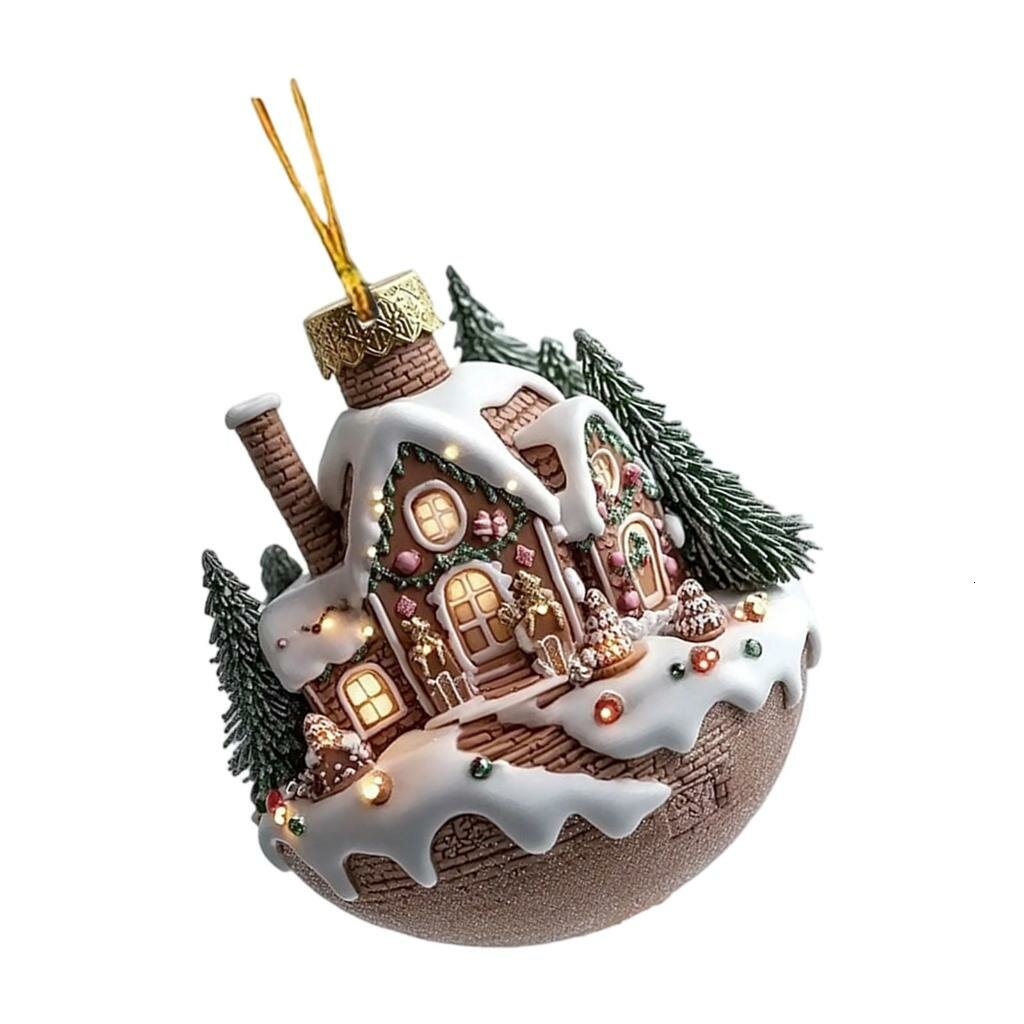Елочная игрушка акриловая, D