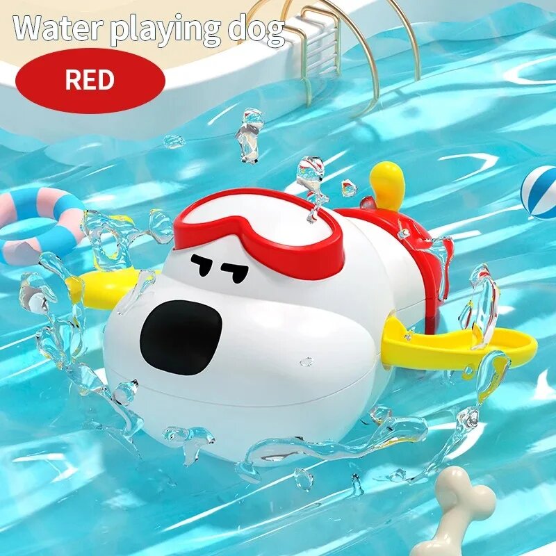 Игрушка для ванной "Щенк" Красный, Red