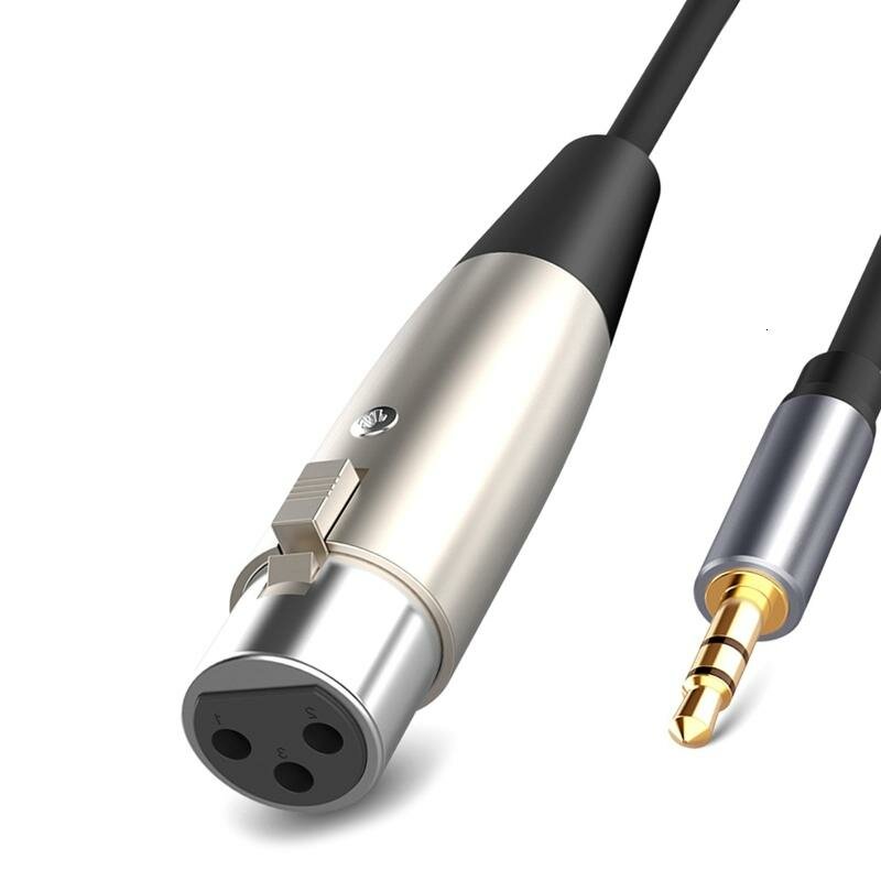 3.5 мм разъем Jack на XLR 3-пиновый кабель