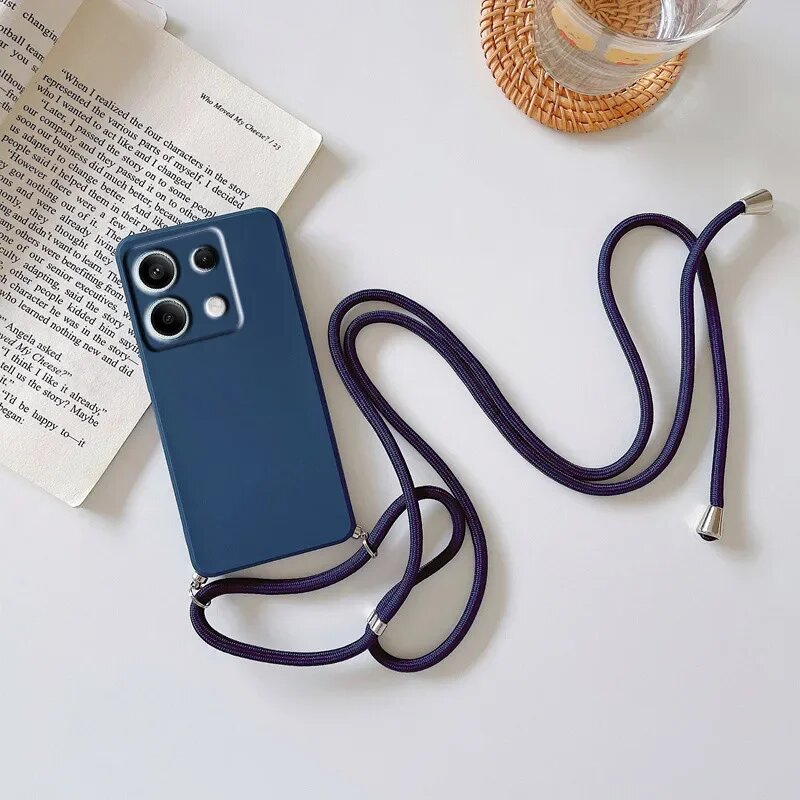 Мягкий силиконовый чехол-накладка с ремешком через плечо для Xiaomi 14T Pro, 17T Pro, с защитой объектива, противоударный чехол из ТПУ для Mi 15T Pro, 13T, 12T, 11T