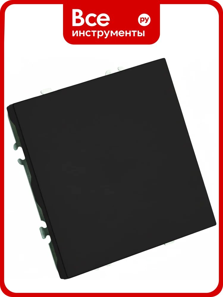 Заглушка (механизм) STEKKER серия Эмили, черный уголь, soft touch, RST00-5116-05, 49857