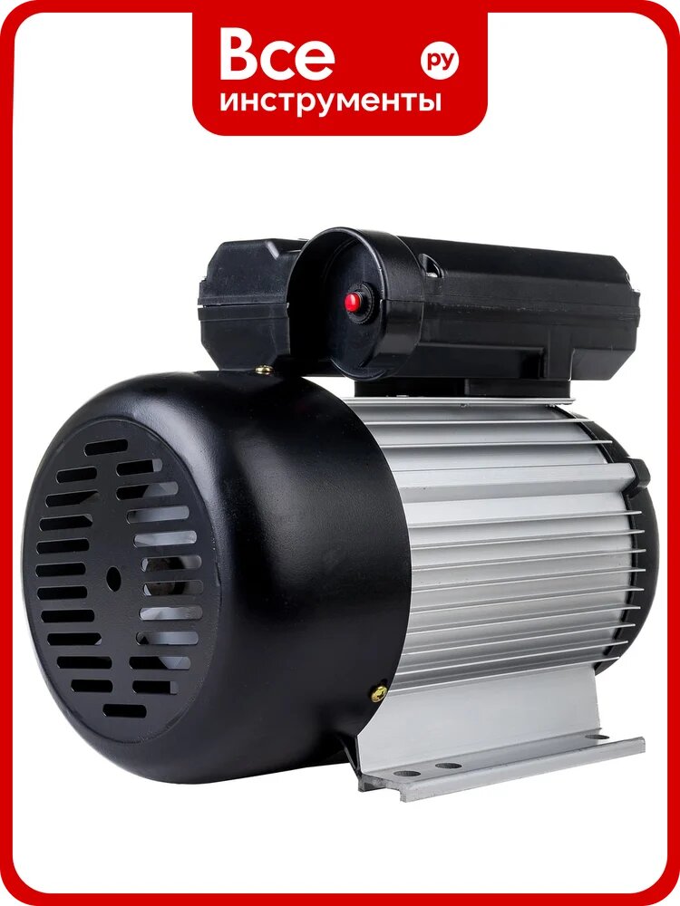 Электродвигатель Pegas pneumatic YL90L-2 2,2 кВт, 220В медная обмотка 6703, зеленый,