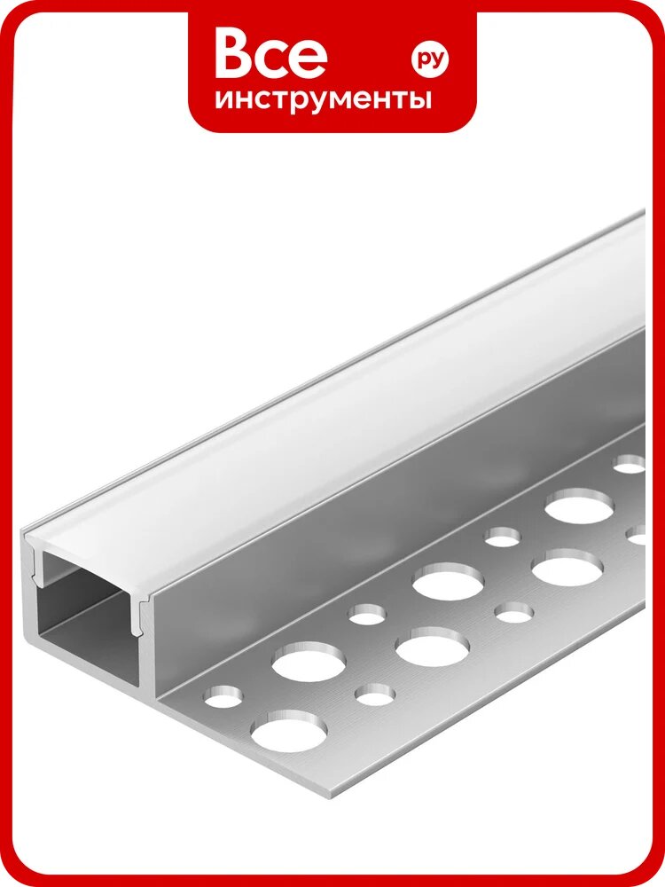 Профиль Arlight ARH-DECORE-S12-LINE-EDGE-2000 ANOD 2, для светодиодных лент и линеек