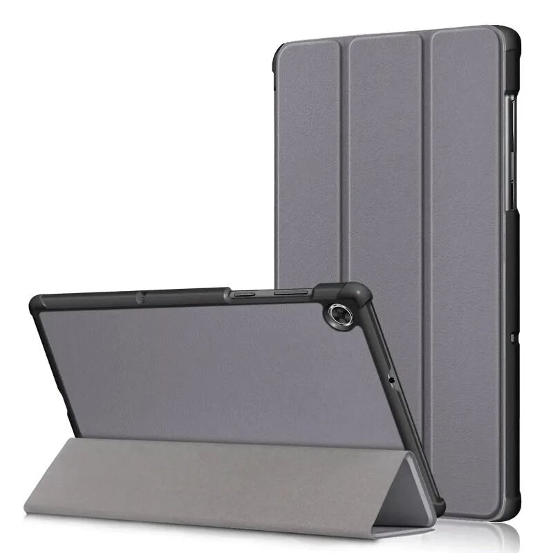Умный стойка для Lenovo Tab M10 FHD Plus 10.3 дюйма с магнитным складыванием, кожаный вариант с автоматическим режимом сна и защитной панелью для планшетов. Совместимость: TB-X606F/TB-X606X 10,3дюйма
